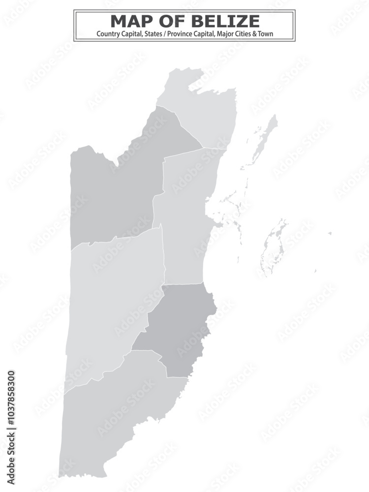 American Countries Geography Political map. Political map of country ...