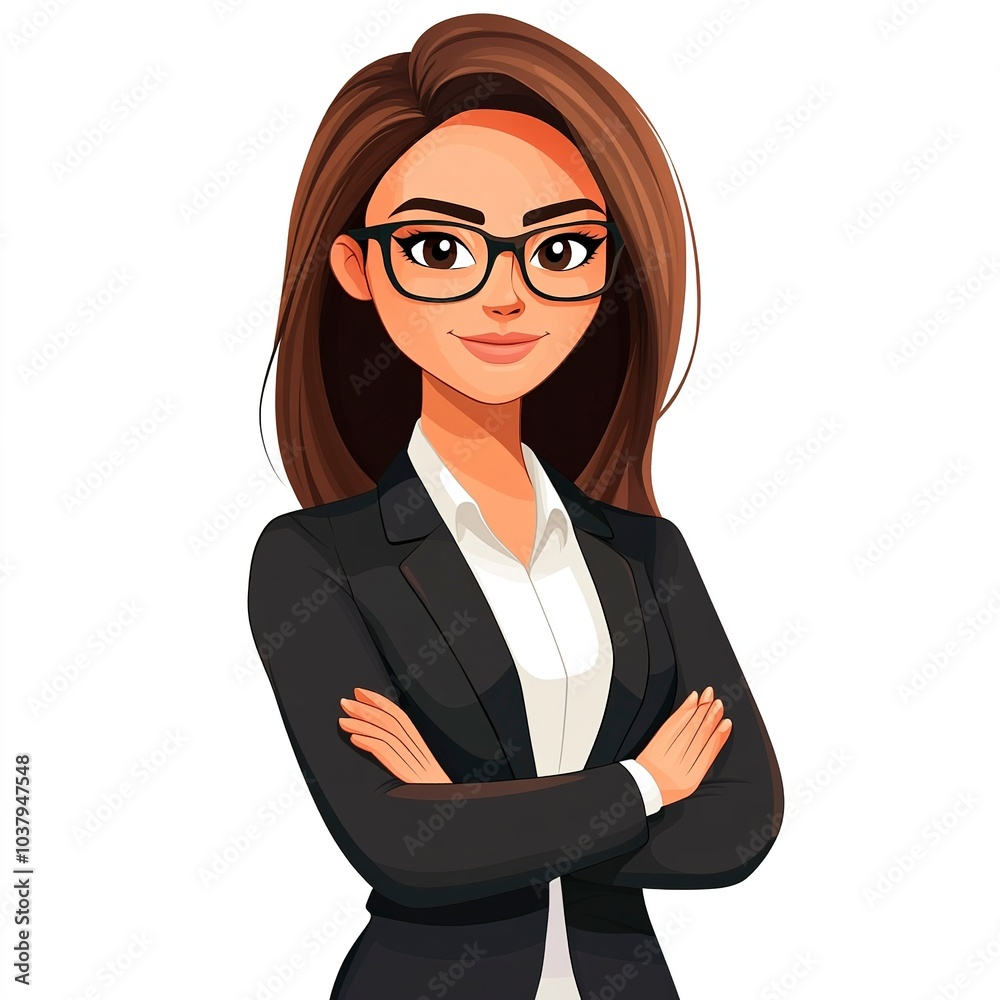 Bank manager clipart, professional element, business attire, vector ...