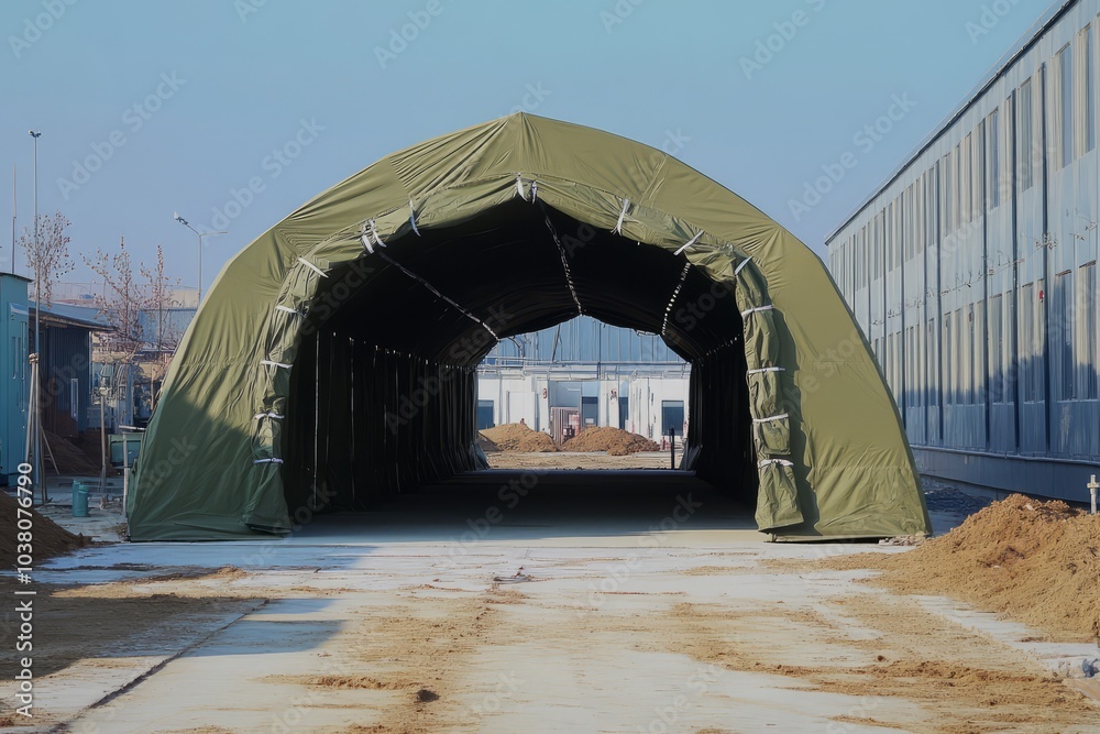 Military-Grade Tent Structure: Durable, expandable, and ready for ...