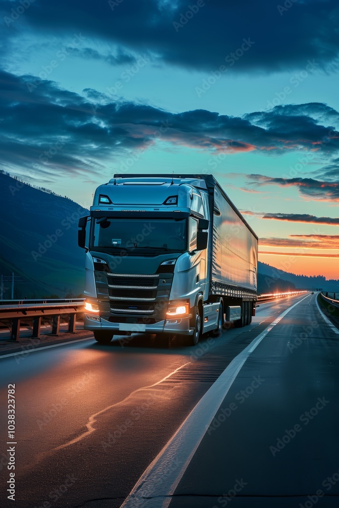 Technology Digital Future of Cargo Container Logistics Transport ...