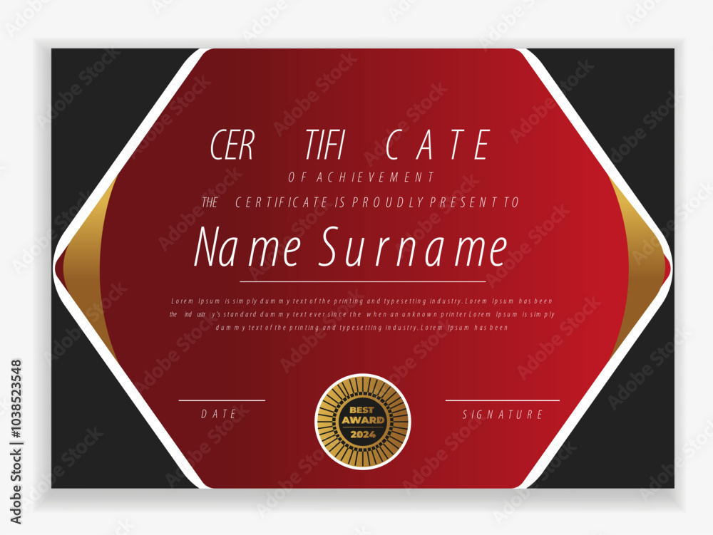 Creative certificate appreciation, certificate achievement template ...