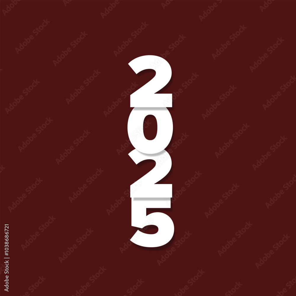 2025 Icon, 2025 Logo, 2025 Title Vector Graphic Stock Vector | Adobe Stock