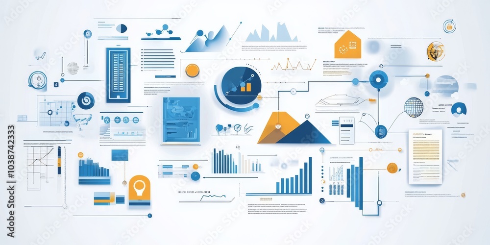 This infographic uses blue colors to visually represent ten key points ...