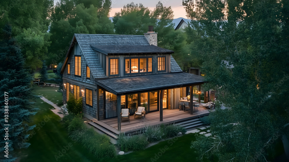 Charming Colorado Farmhouse with Rustic Architecture, Lush Surroundings ...