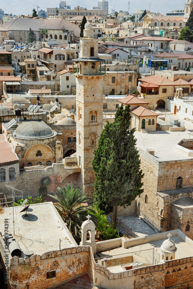 The Muslim Quarter is one of the four quarters of the ancient, walled ...