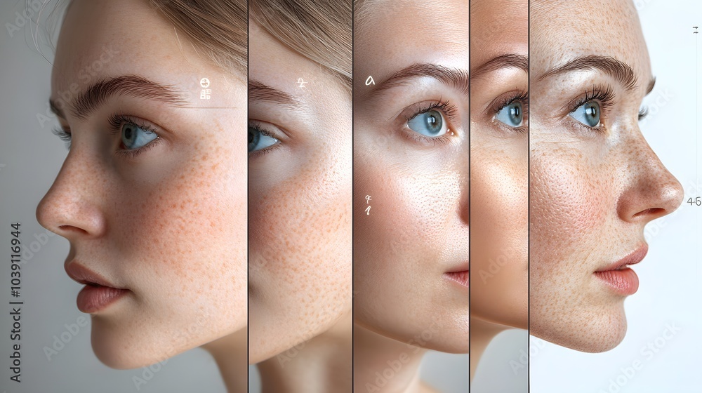 Facelift infographic with timeline of aging reversal, before-and-after ...