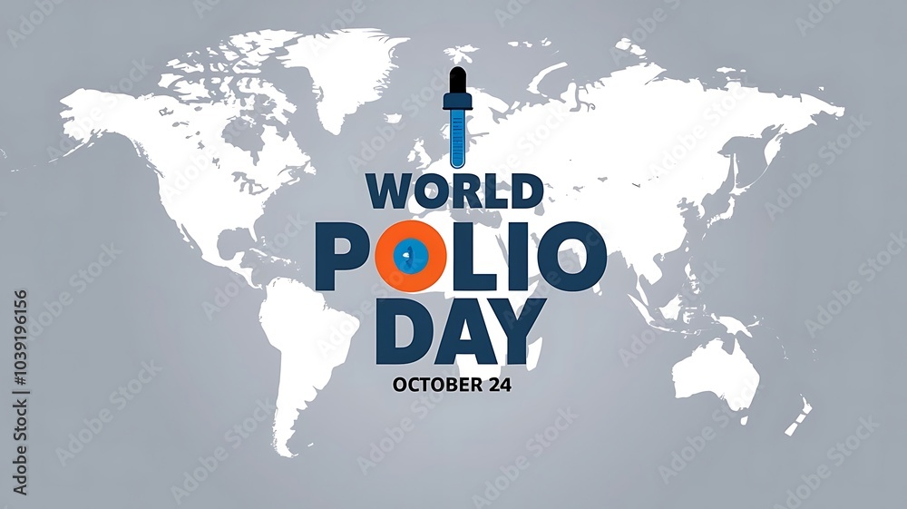 Minimalist Poster Design for World Polio DayBanner theme design. Clean ...
