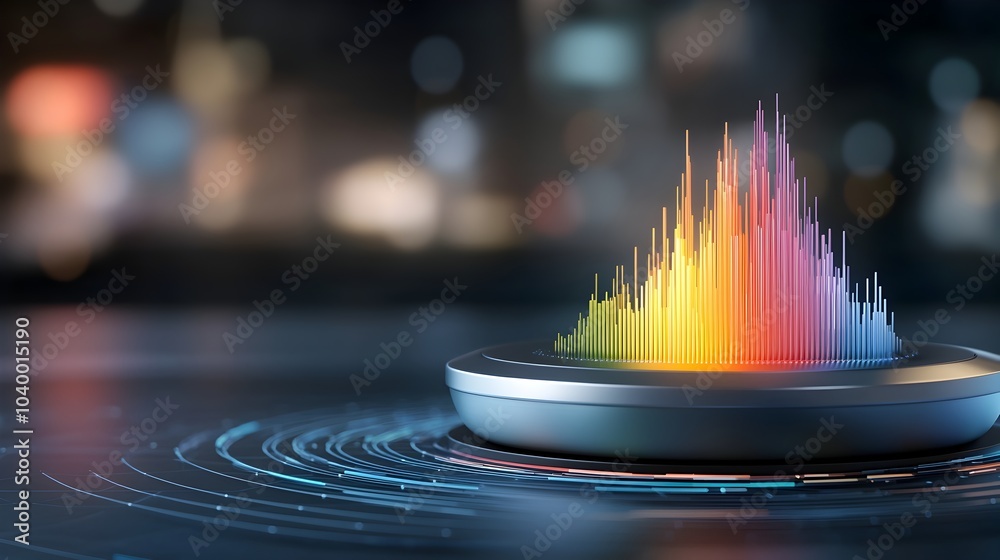 Vibrant multi line chart and bar chart combination showcased on a grid ...