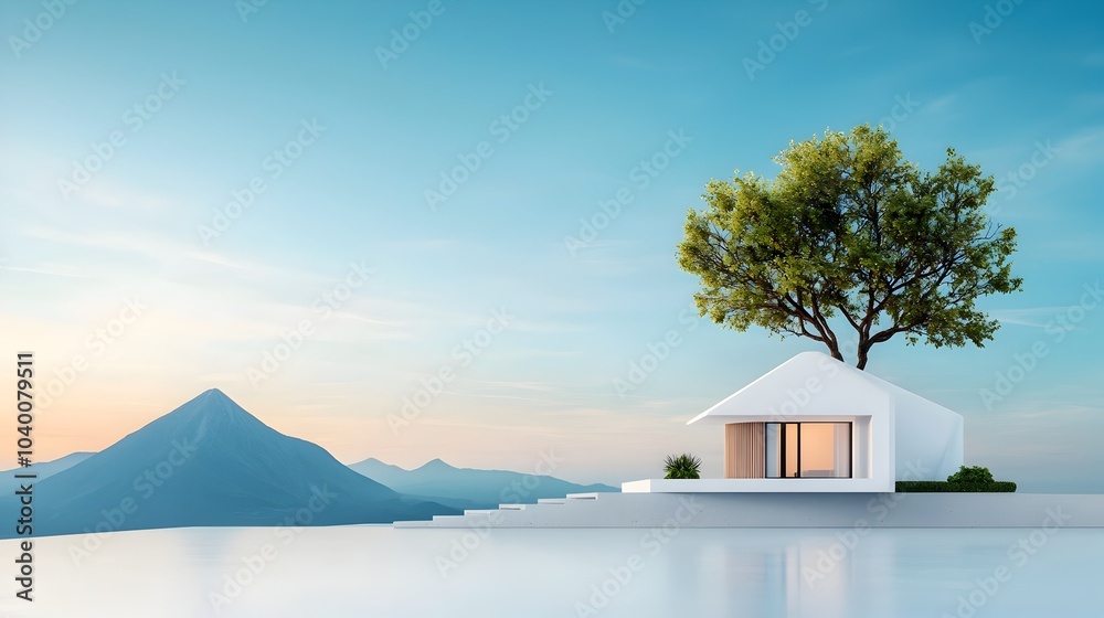 Minimalist and Futuristic Micro House with Eco Friendly Features 3D ...