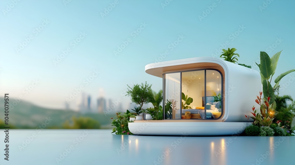 Eco Friendly and Sustainable Futuristic Micro House with Minimalist ...