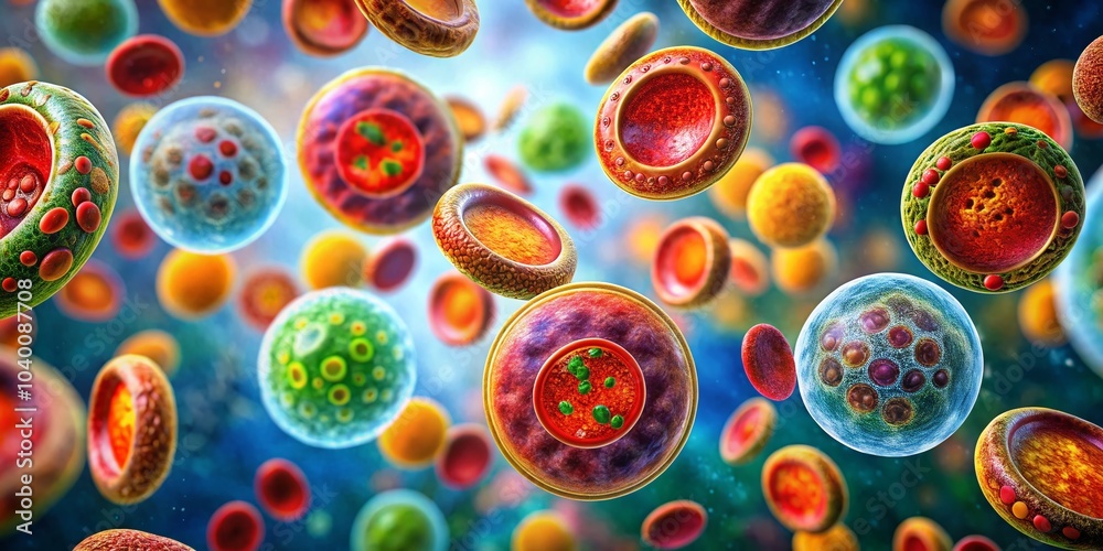 Microscopy Images of Malaria Parasites: Plasmodium falciparum and ...