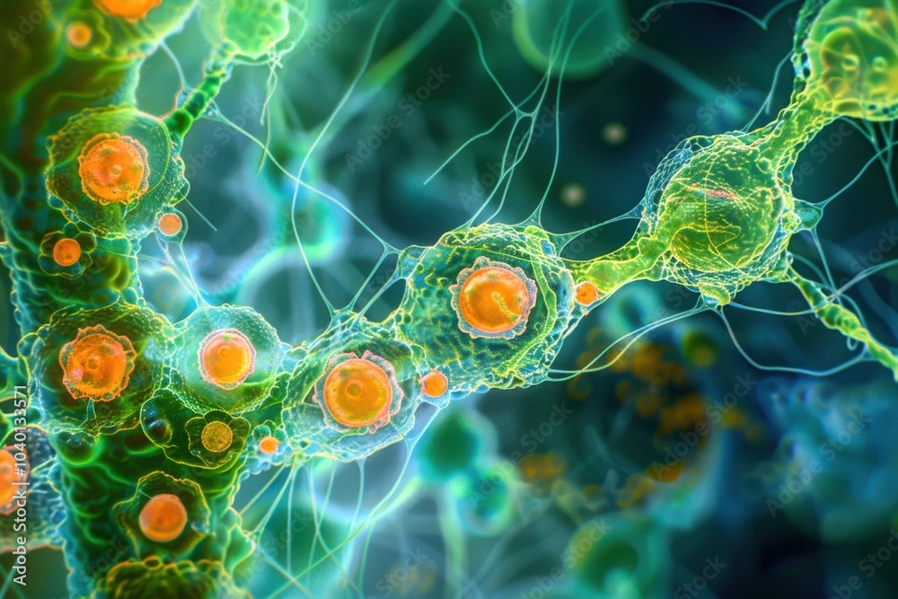 Peroxisomes: A high-resolution image of peroxisomes in a plant cell ...