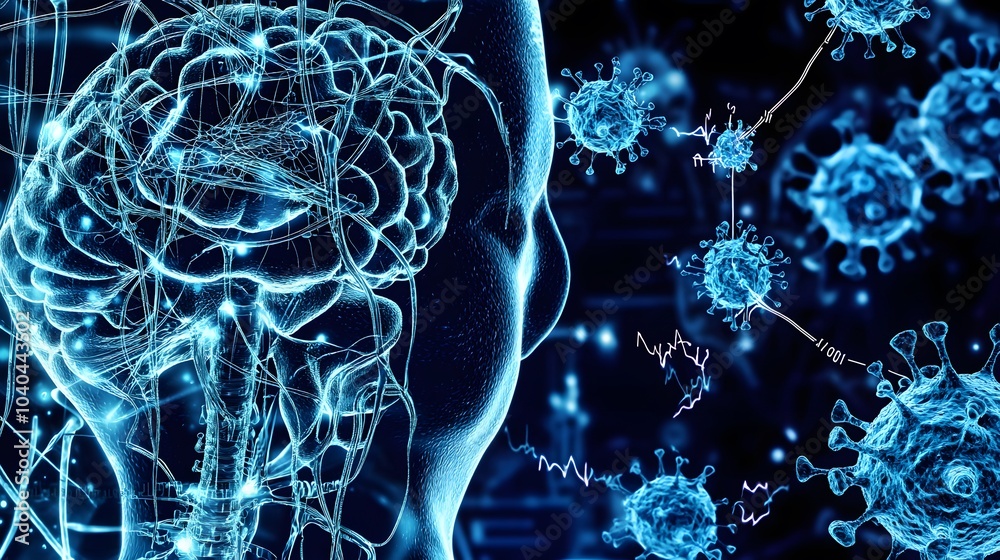 Main Pathophysiology: A visual representation of poliovirus settling in ...