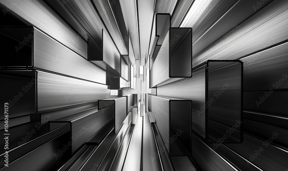 Cross sections of extruded aluminum or aluminum channels for use in ...