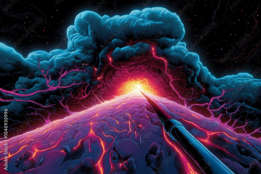 Pixel art depiction of cilia in motion, with tiny pixelated movements ...