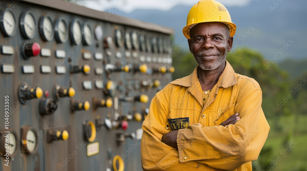 Creating description and keywords for imageA confident electrical ...