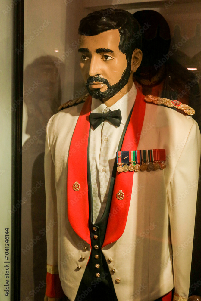 Muscat, Oman - April 10, 2024: Exhibit at Sultans Armed Forces Museum ...
