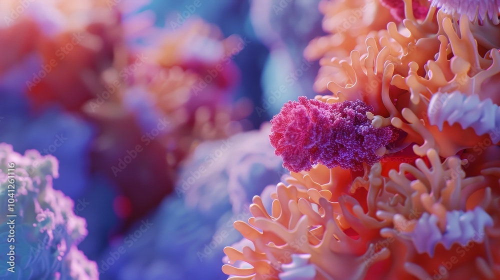 Microscopic view of a cell undergoing apoptosis, nucleus shrinking and ...