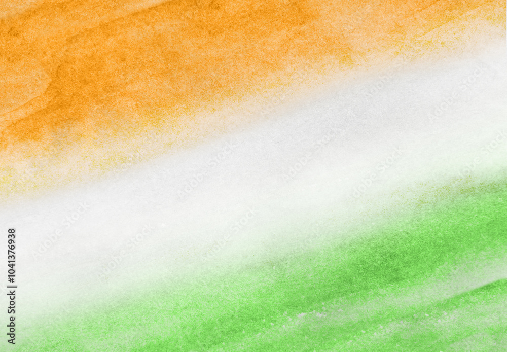 Tri Color Indian Flag Color Background Stock Photo | Adobe Stock