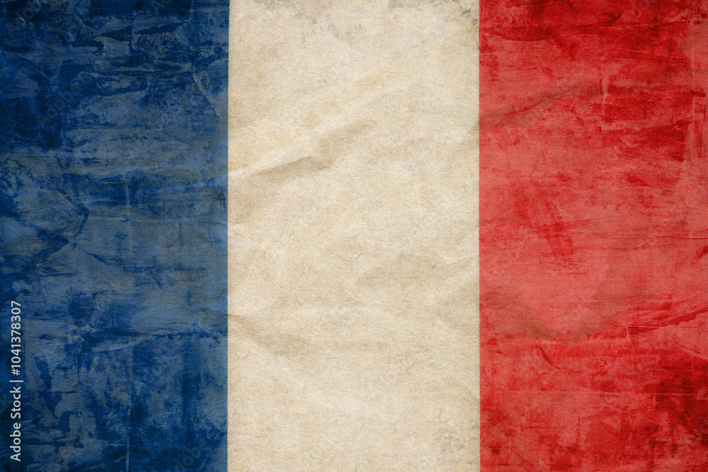 Grunge of France flag background texture Stock Photo | Adobe Stock