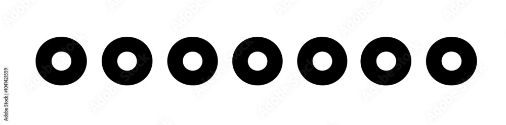 Symbols collection for infinity. Mobius loop shape illustration ...