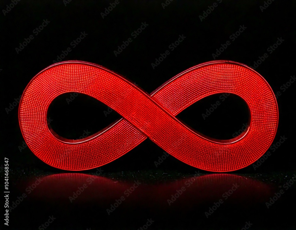 glass infinity symbol sign isolated background eternal eternity endless ...