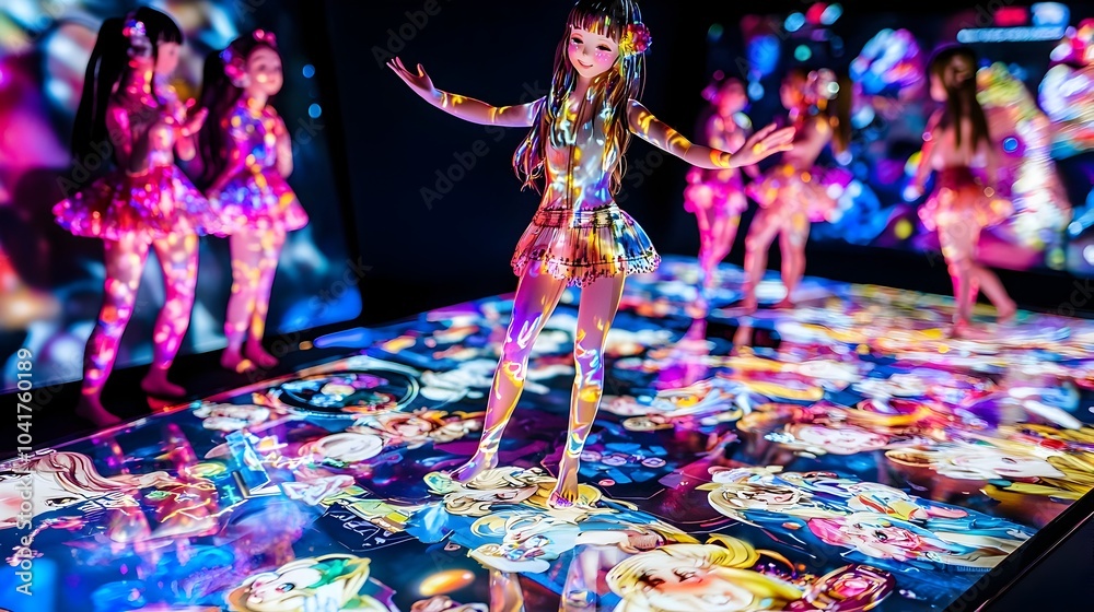 Cutting edge board game featuring holographic projections of animated ...