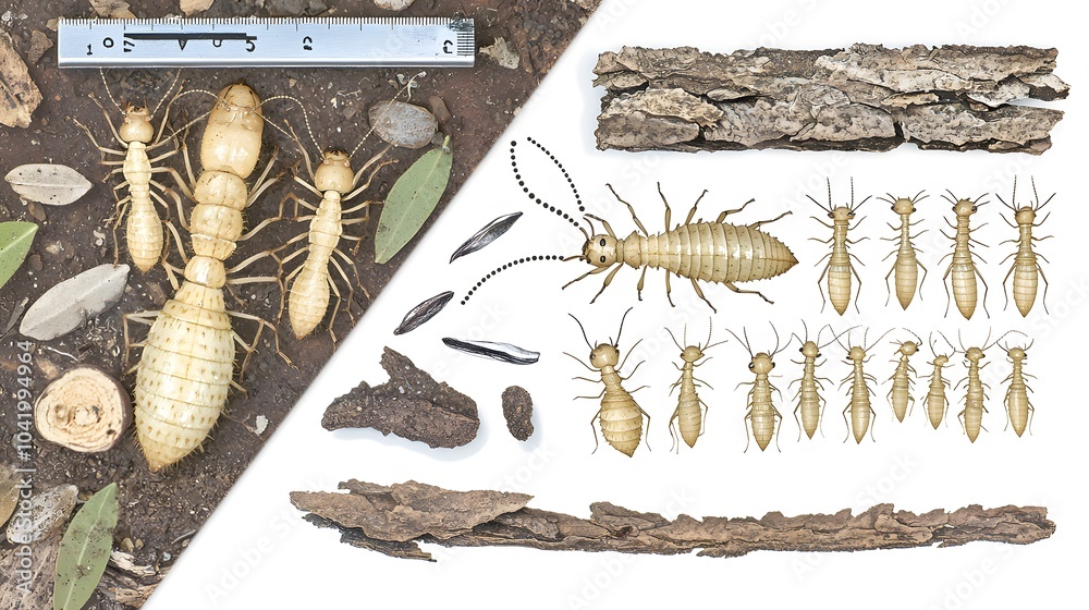 Termite Social Structure: A visual representation of the termite caste ...