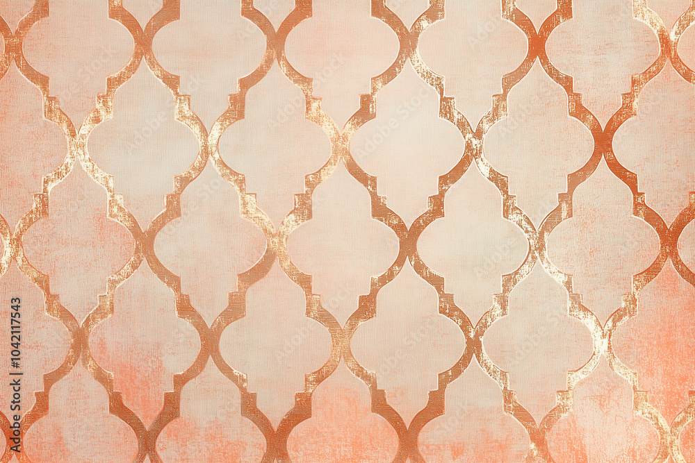 Luxurious fabric ornament design with Moroccan arabesque patterns ...