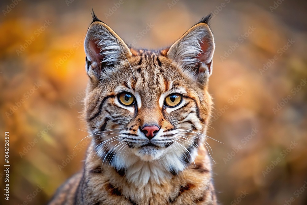 Cute bobcat illustration featuring desert patterns and textured strokes ...