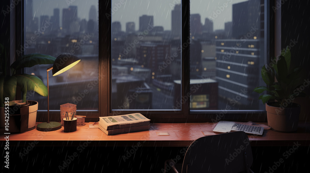 Blurred office interior background Zoom background backdrop wallpaper ...