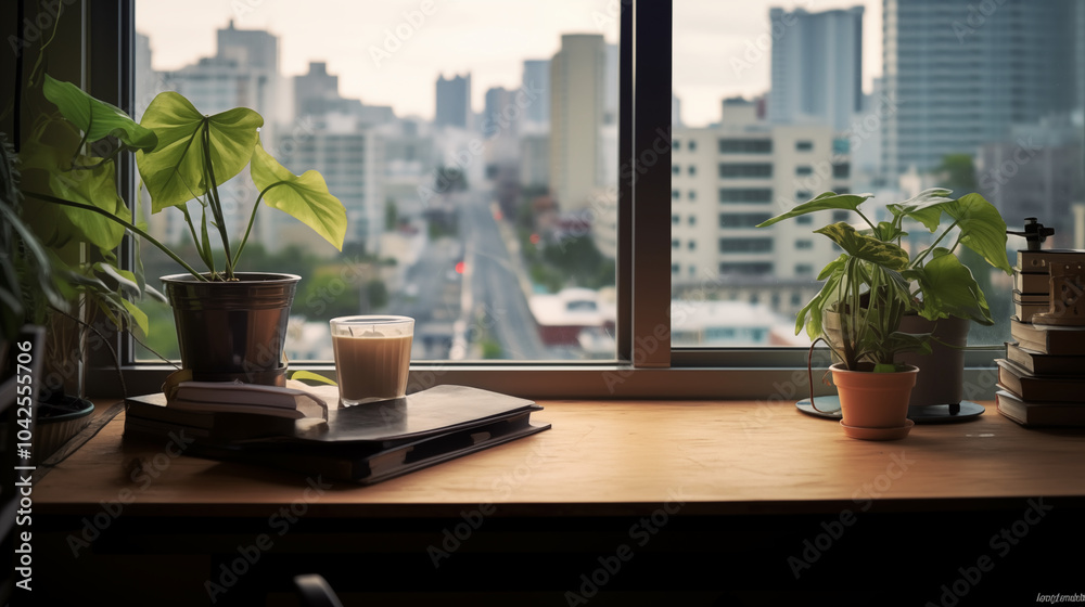 Blurred office interior background Zoom background backdrop wallpaper ...