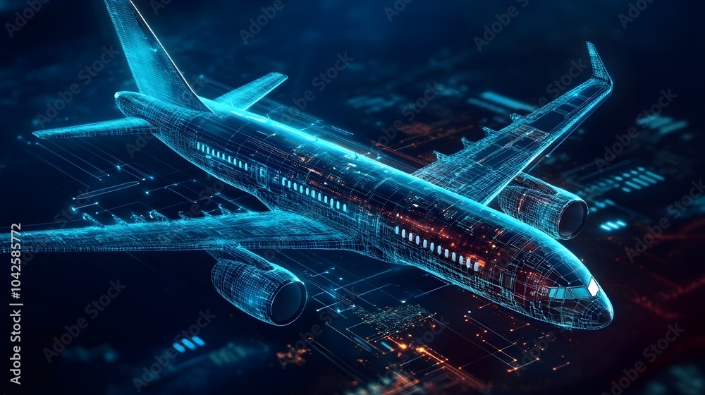 Smart digital airplane , artificial intelligence in aviation technology ...