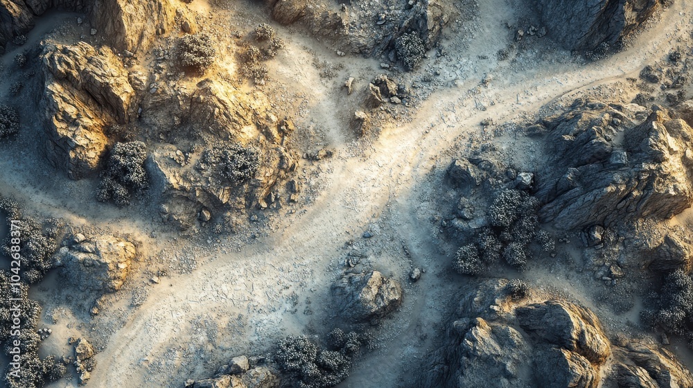 Strategic DnD Battle Map Mountain Pass Ambush Tactics in Narrow Cliffs ...