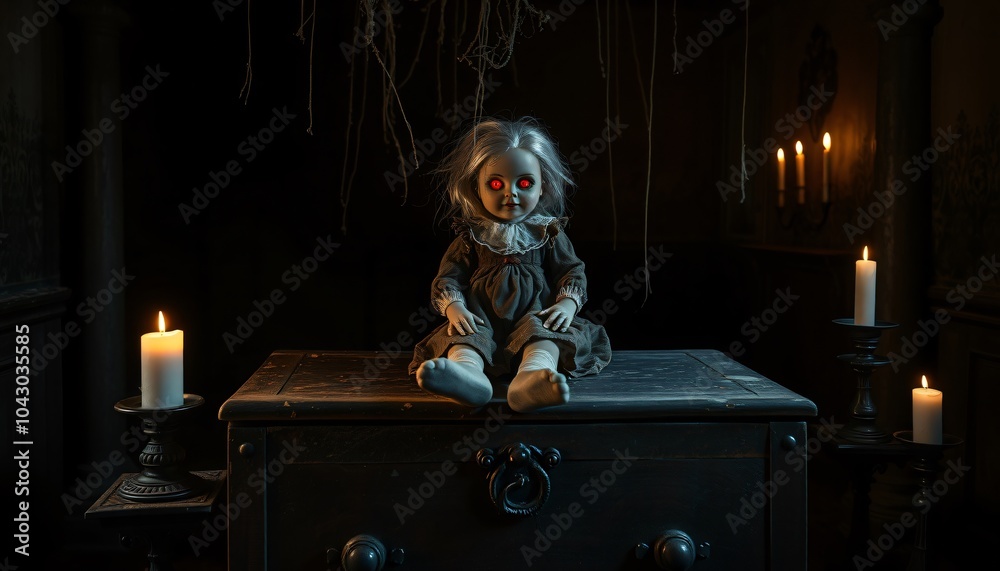 creepy posessed doll Stock Photo | Adobe Stock