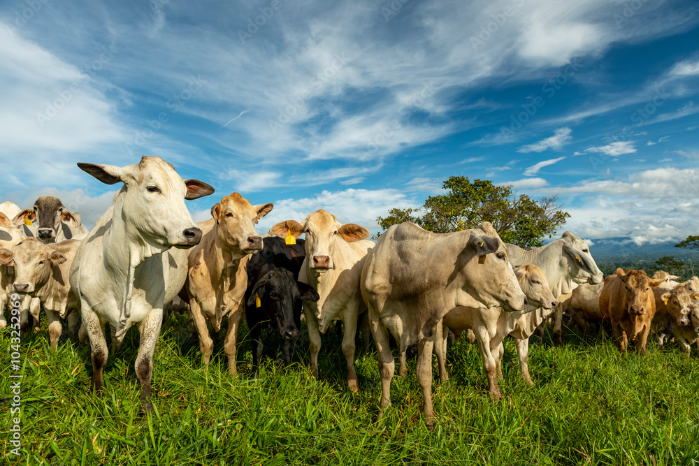 Charbray cattle farm in Chiriqui, The Australian Charbray is an ...