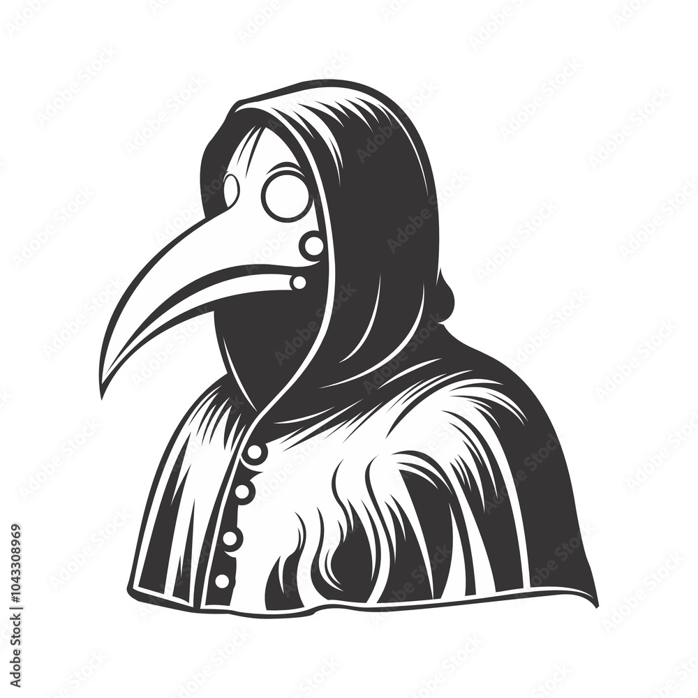 Doctor Plague Stock Illustration | Adobe Stock