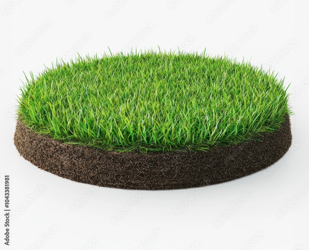 grass green circle land ground floor garden or garden earth soil land ...