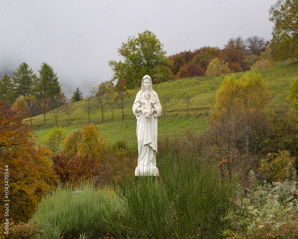 Foto de Stock La virgen maria es ejemplo de vida y amor divino, No es ...