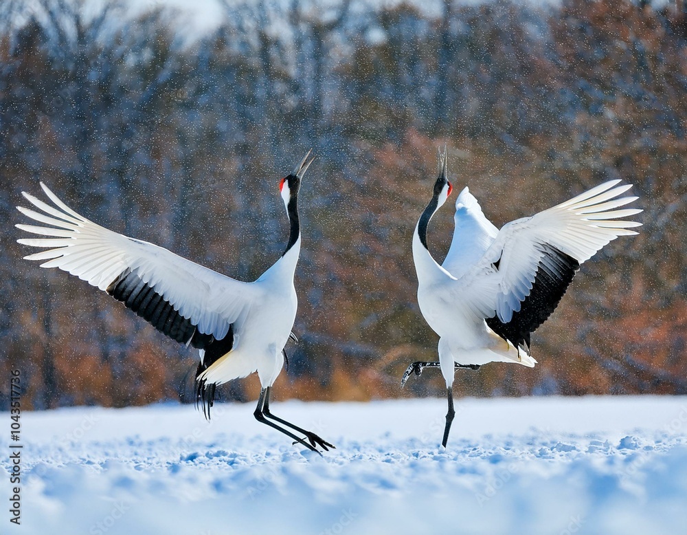 The red-crowned crane . Scientific name: Grus japonensis, also called ...
