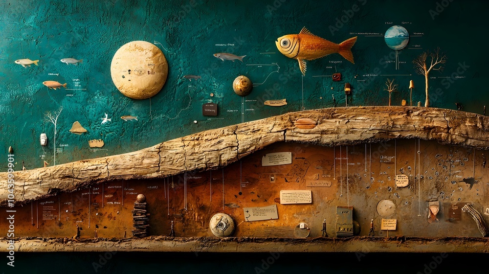 Cross Sectional Layers of a Diverse Inland Water Ecosystem Revealing ...