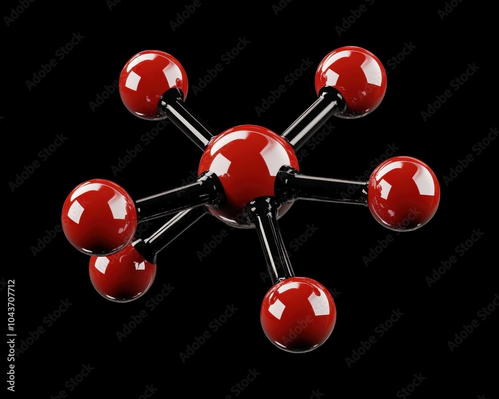 Butane Molecule Structure. Molecular Model of Butane in Chemistry Stock ...