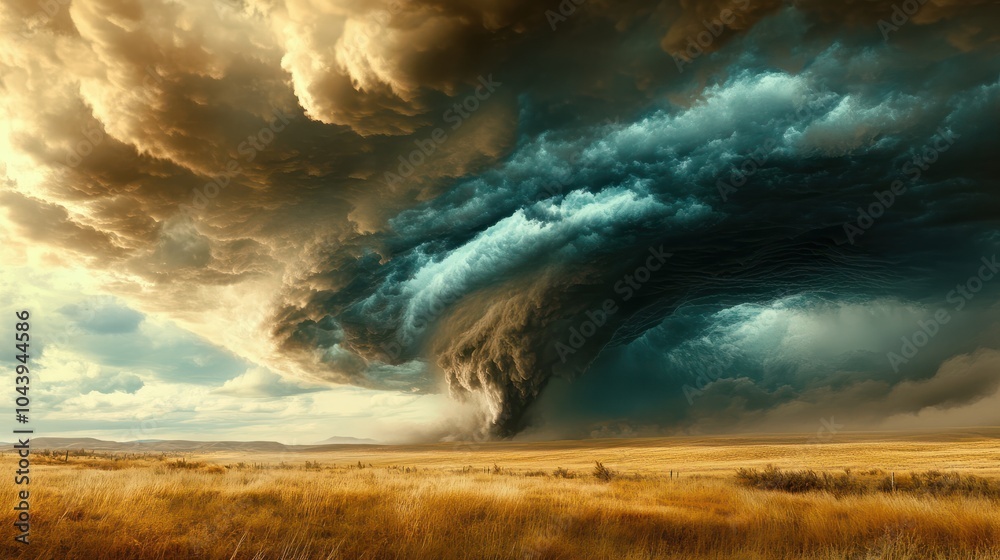 Dramatic supercell storm in southern Montana, perfectly spiralling ...