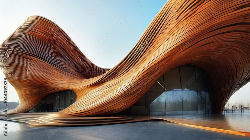 Futuristic Sustainable Architecture, A modern luxury building featuring ...