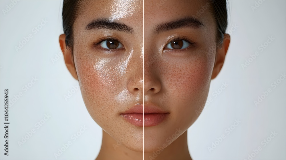 Gradual fade of melasma spots in a time-lapse video, showcasing step-by ...