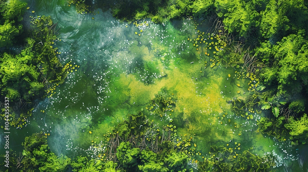 Venomous Swamp Encounter Board: Realistic Battlemap Design Featuring ...