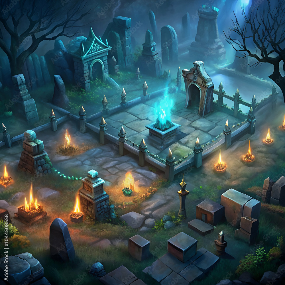 Unearthed graves and ghostly spirits haunt this disturbed graveyard ...