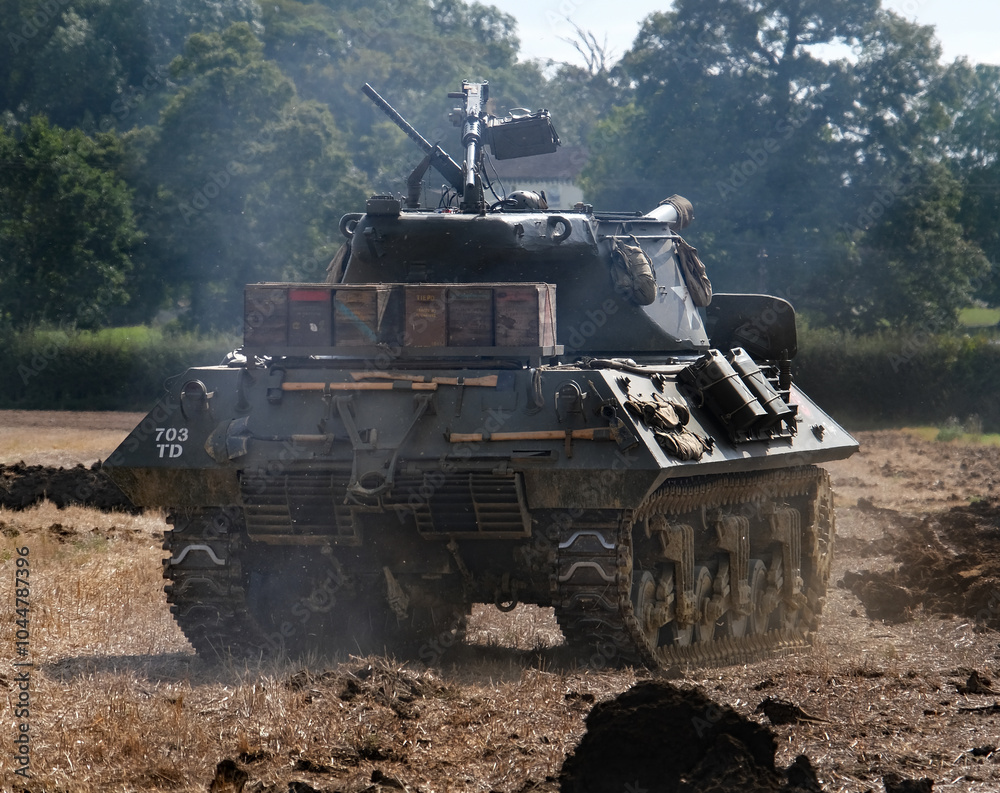 Victory show, Leicester, UK. August 2024.The M18 Hellcat is a tank ...