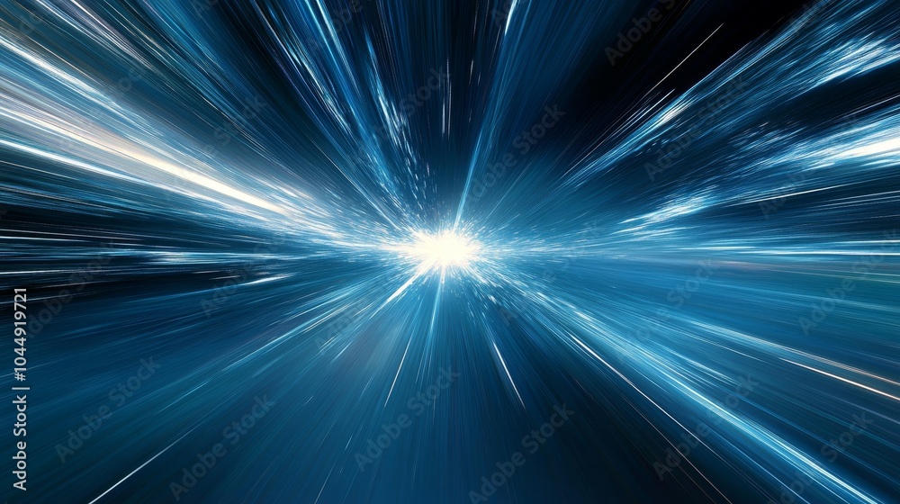 Abstract Blue Lights Zoom Background, Speed Motion Pattern Texture ...