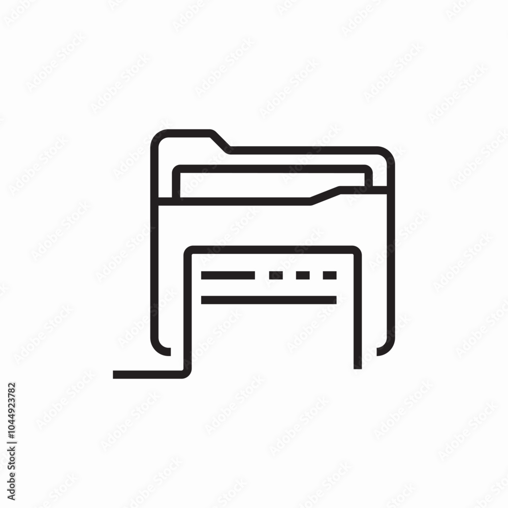 task folder icon sign vector Stock Vector | Adobe Stock